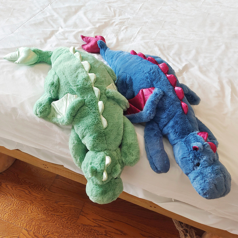 70/90/110/130cm Large Flying Dragon Plush Toy Hug Sleeping Snow Dragon ...