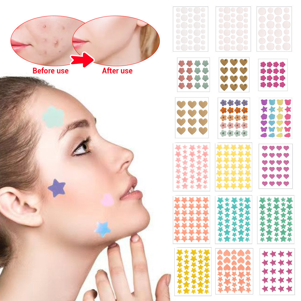 NEW Kawaii Acne Removal Pimple Patch 40PCS Colorful Cute Face Spot ...