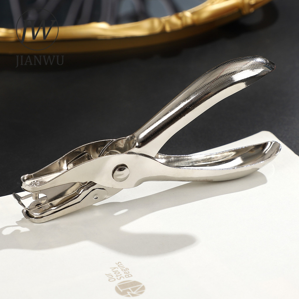 JIANWU 3mm/6mm Paper Single hole Puncher Machine Paper Punches Metal ...