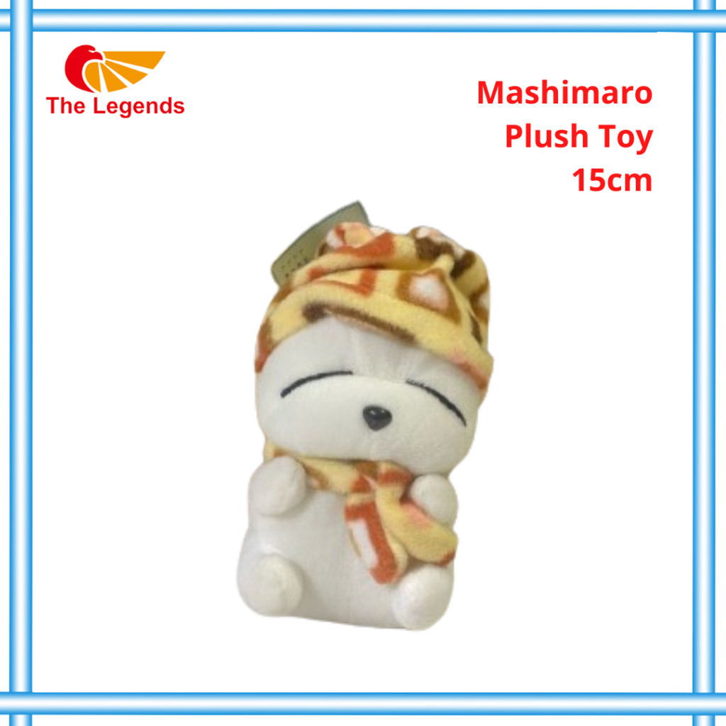 Mashimaro Plush Stuffed Toy 15cm Mashimaro Rabbit With Scarf And Hat LG | Shopee Malaysia