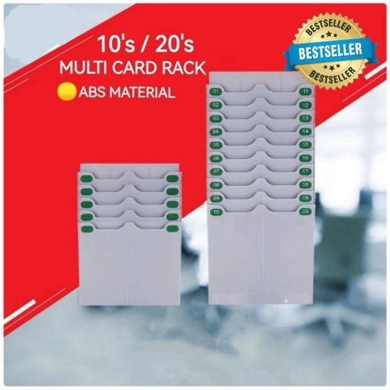 Slot Punch Card Rack / Punch Card Holder / Time Recorder Rack 20 50 ...