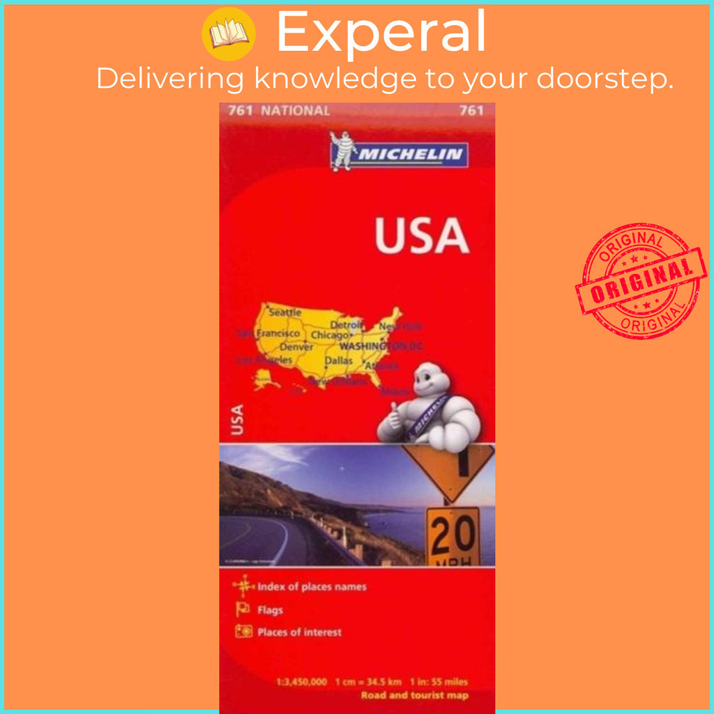 [English - 100% Original] - USA - Michelin National Map 761 by Michelin ...