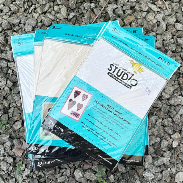 Ranger Ink Claudine Helmuth Sticky Back Canvas Sheets | Shopee Malaysia