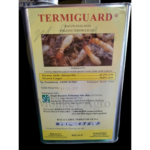 (Promotion) 4L Termiguard racun anai-anai 蚂蚁药 Chemical Termite Pest ...