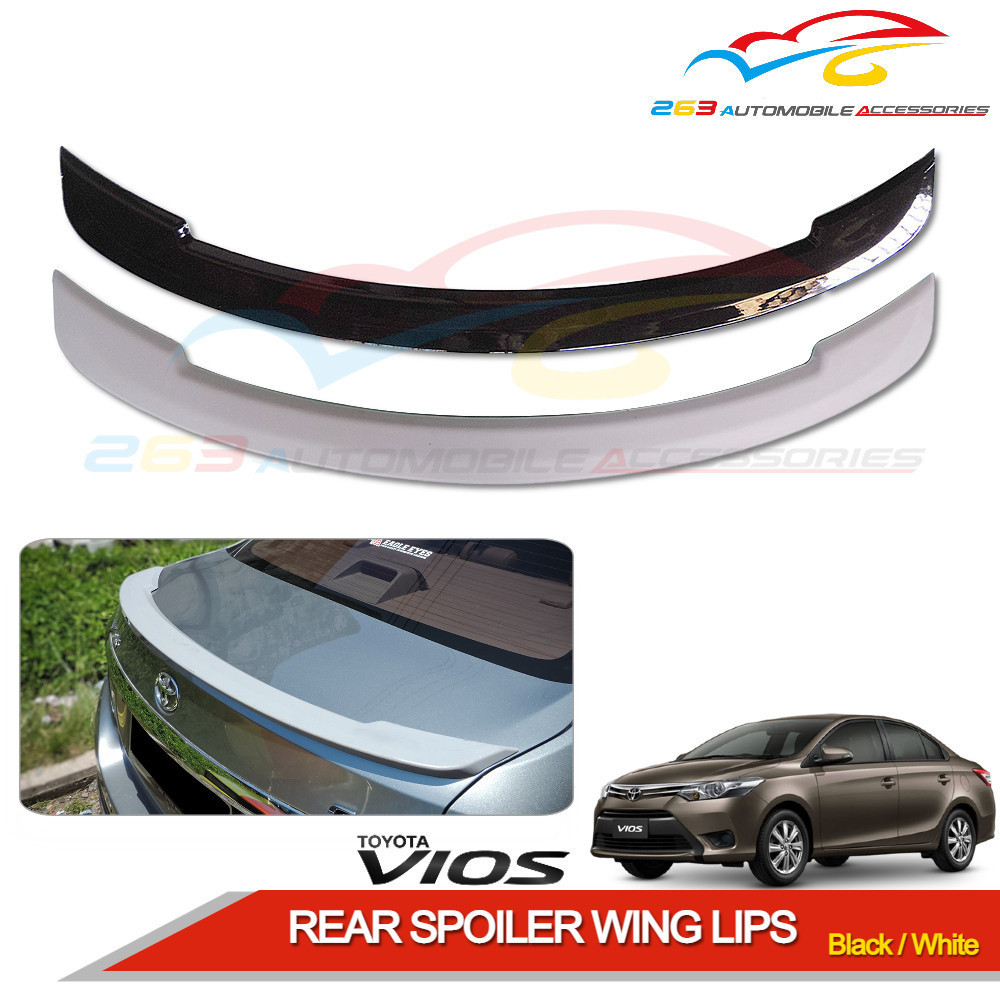 TOYOTA VIOS NCP150 2014-2019 REAR SPOILER WING LIP 'ABS' (NO COLOUR ...