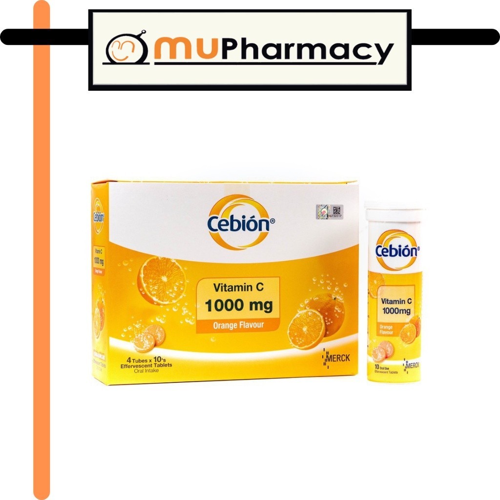 Cebion Vitamin C Effervescent 1000MG 10'S / 40's | Shopee Malaysia