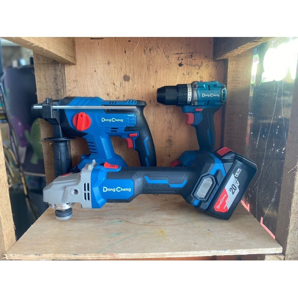 Dong cheng 20V Cordless Combo XA ( DCZC22Z DCJZ2060iZ DCSM03-100Z ...