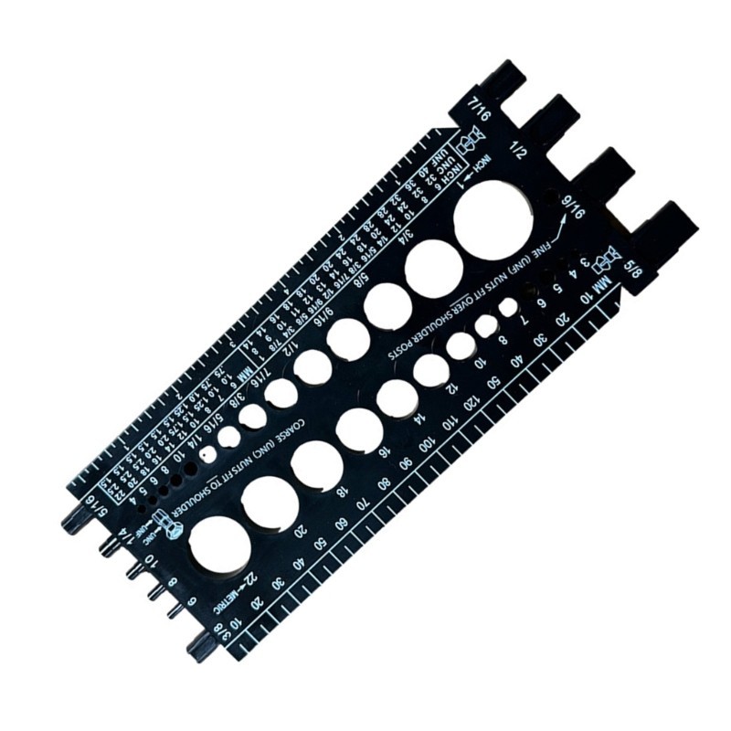 KIIK Metric Bolt Nut Screw Thread Checking Checker Measuring Tool Size ...