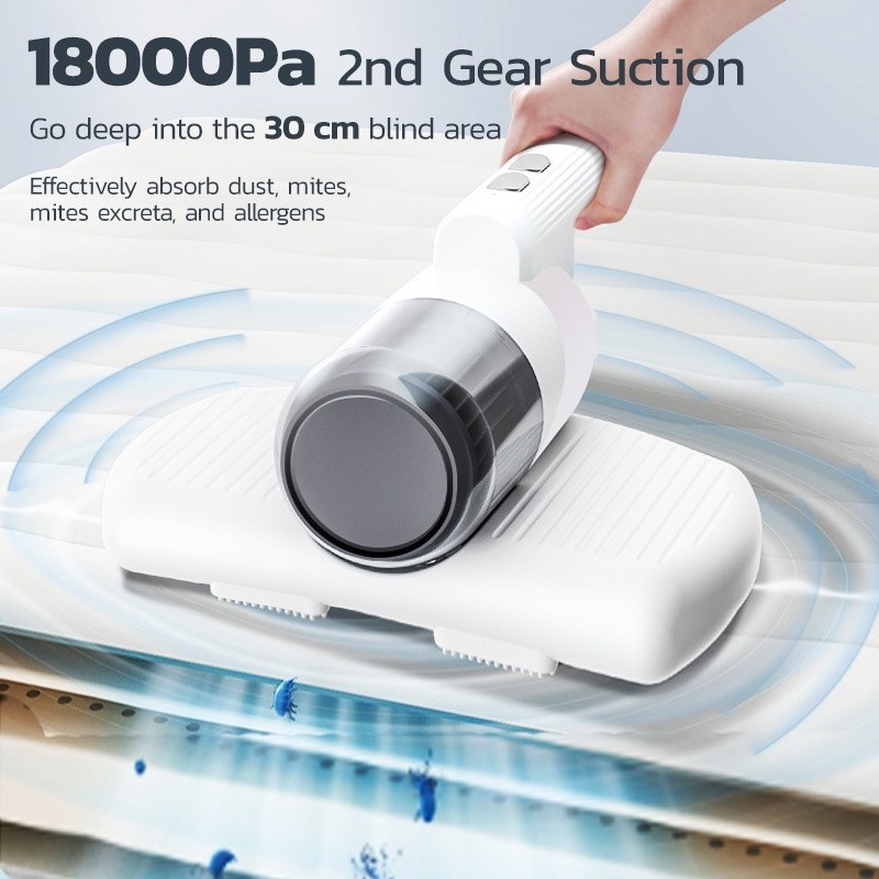 18000Pa Cordless Dust Mite Vacuum Cleaner Anti Dust-Mite UV ...