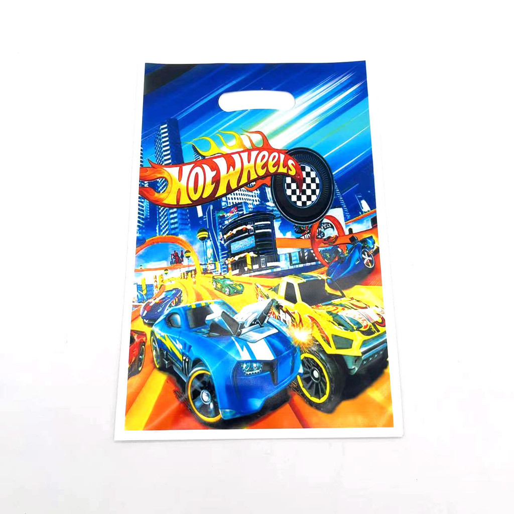 Hot Wheels Gift Bags Loot Bags Theme Party Decoration Supplies | Shopee ...