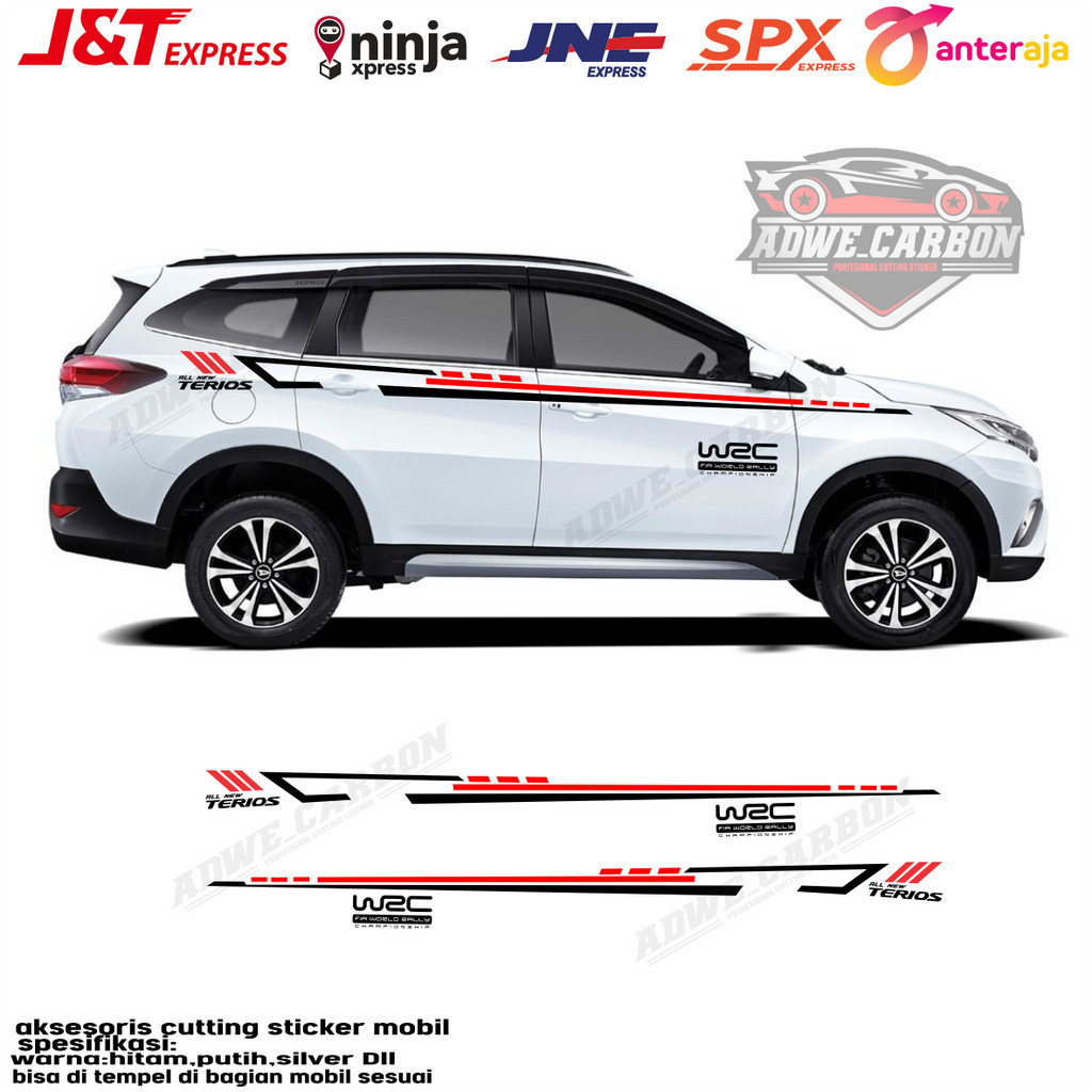 Sticker Rush Sticker Cutting Car Variation Terios sigra avanza xenia ...