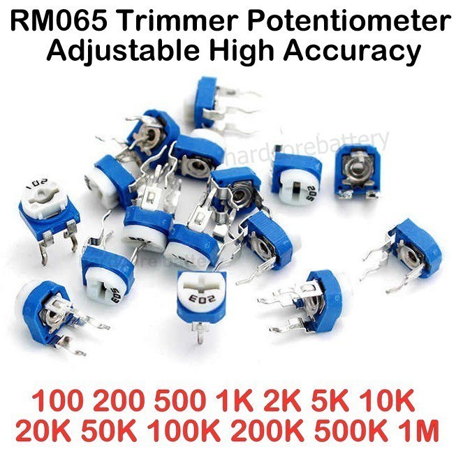 RM065 Potentiometer Adjustable Variable Resistors Trimpot Trimmer 100R ...