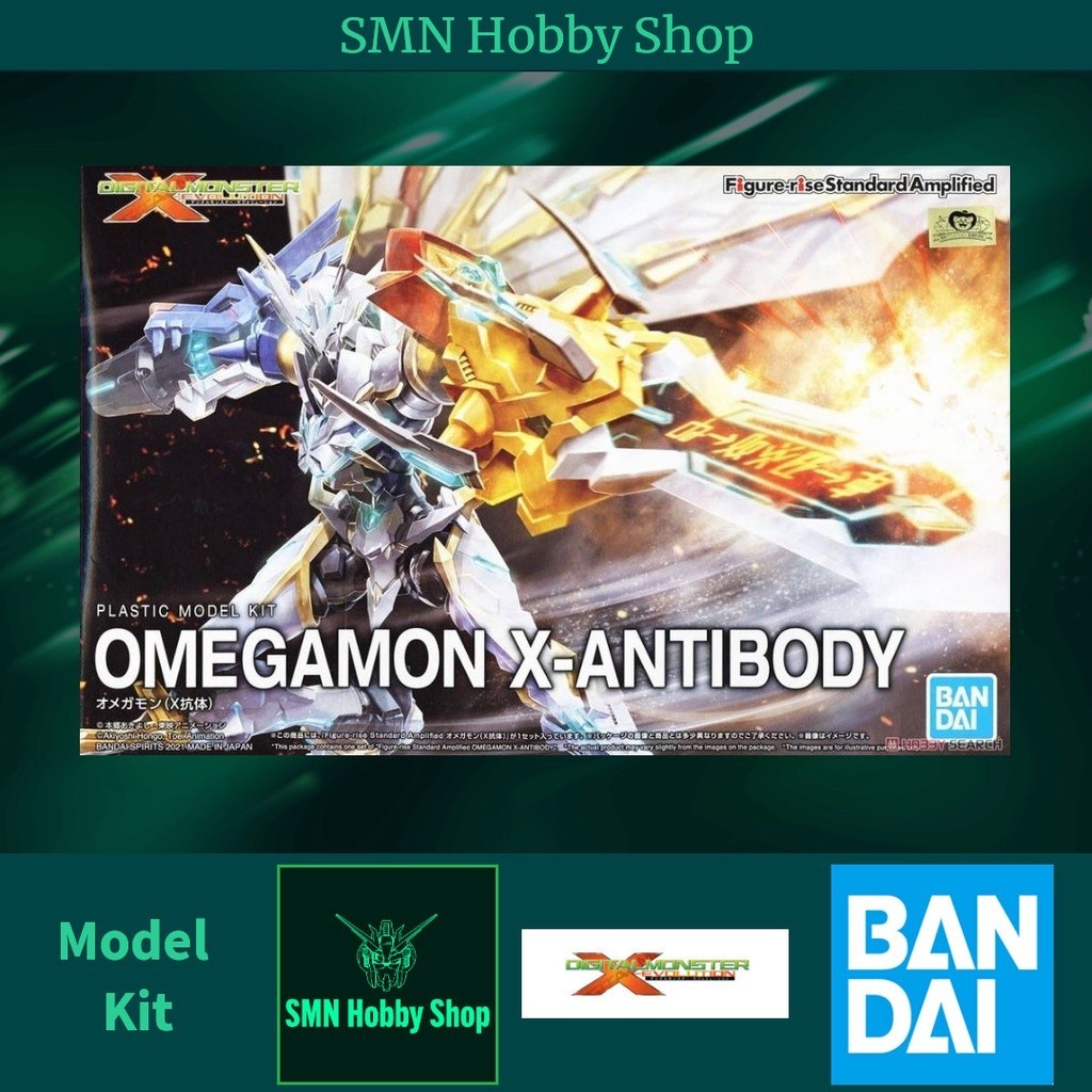 FRS Figure-Rise Standard Omegamon X-Antibody Toys Plastic Model Kit ...