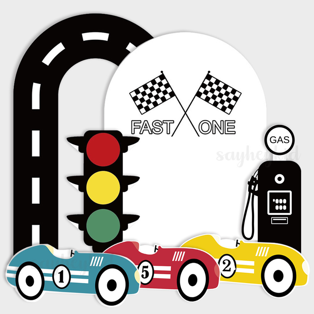 Racing Theme Party Decorations Race Car Traffic lights Cardboard Cutout ...