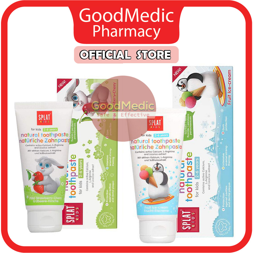 SPLAT Kids Series Toothpaste Ages 2-6 - Fruit Ice-Cream /Wild ...