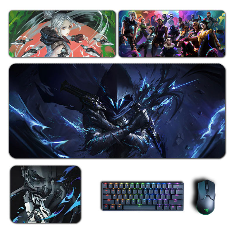 Valorant Large Mouse Pads Phoenix Jett Viper Omen Neon XXL Mousepad ...