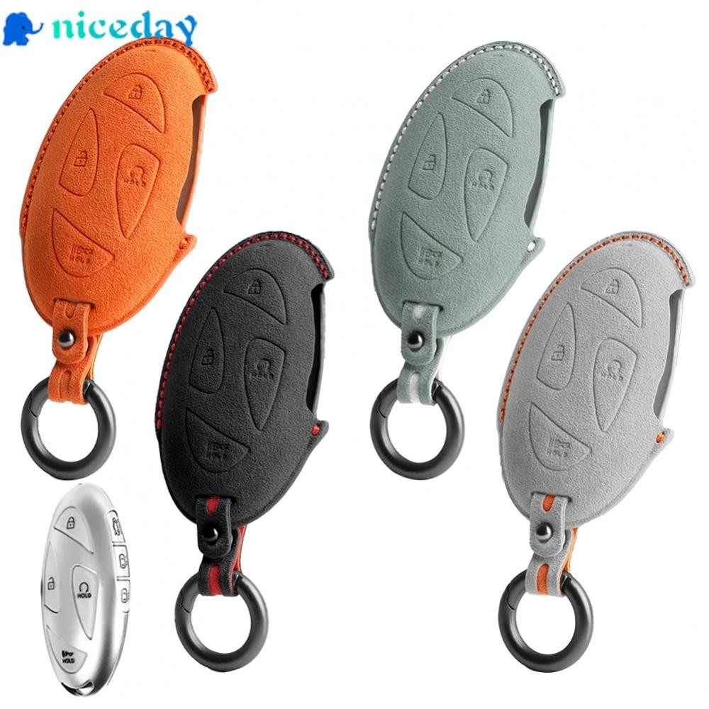 Alcantara Key Case Enhance and Protect Your For Hyundai Grandeur GN7 ...