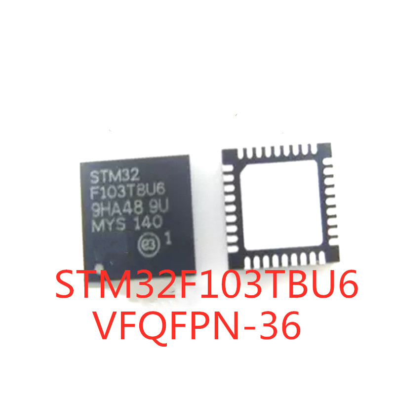 5PCS/LOT 100% Quality STM32F103TBU6 STM32F103 SMD VFQFPN-36 microcontroller microcontroller chip ...