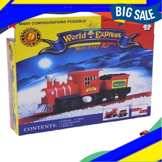 Keretapi Mainan, Kereta Api Mainan, Keretapi Mini Railway Playset, Toy ...