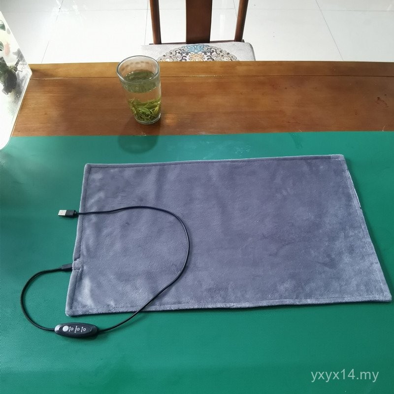 Cross-border USB Heating Desktop Blanket Lunch Break Heating Pad Desk ...