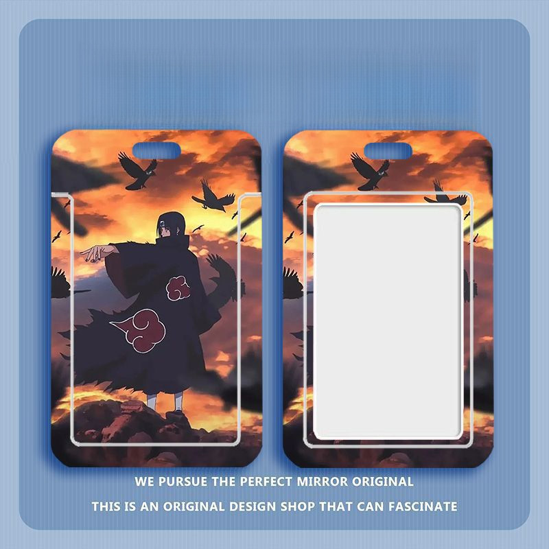 Naruto card holder, office card holder, Uchiha Itachi student campus ...