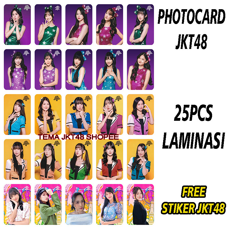 Keep NOW!! 25pcs PHOTOCARD JKT48 PHOTO LAMINATION ADEL CARD JPOP ...