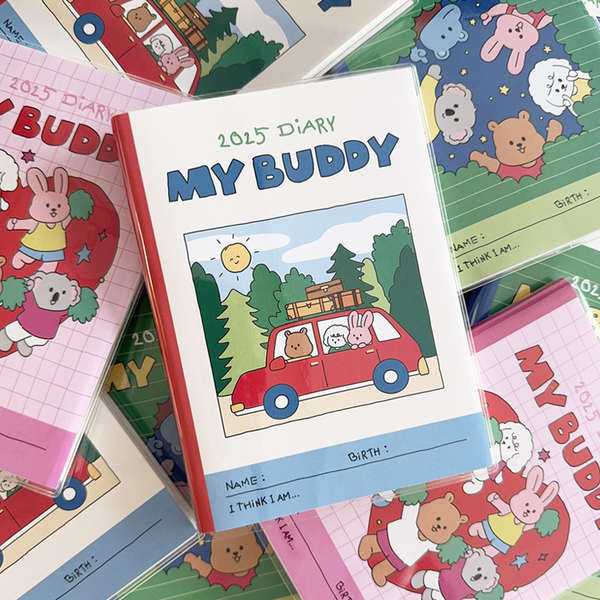 planner diary 2025 Korea Korea Cute Cartoon ins Style Color Page 2025 ...