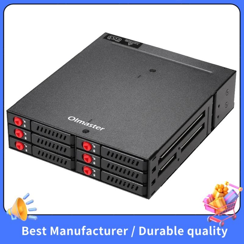 【NEW】OImaster 6-Bay 2.5Inch SATA SSD HDD Enclosure Mobile Rack ...