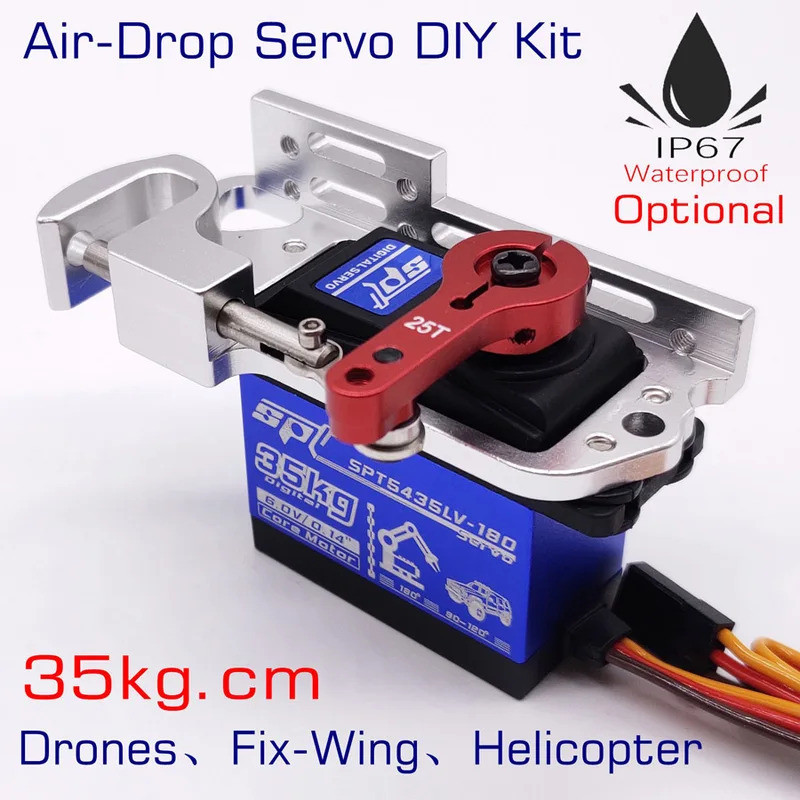 STServo 35kg Remote Control Air-Drop Releasable Servo Kit maximum 8kg ...