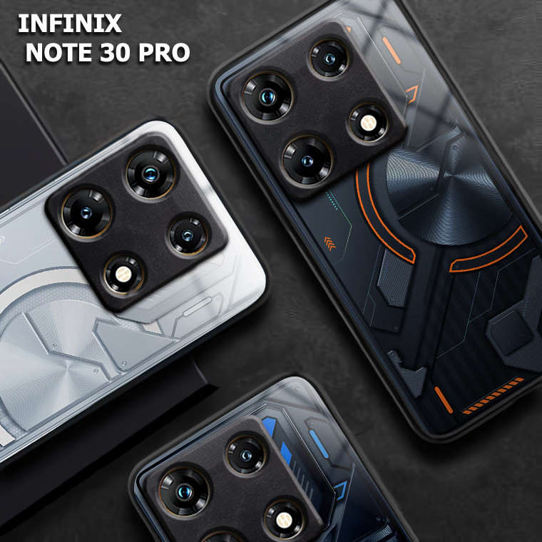 Infinix Note 30 Pro Glass Softcase Abstract Motif [E597] Infinix Note ...