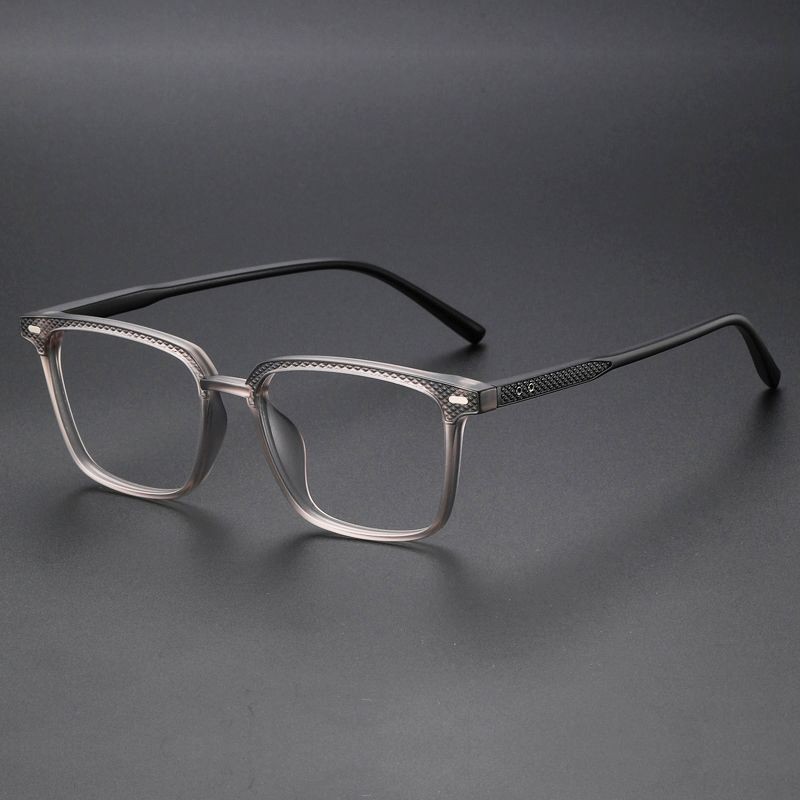 Frosted Glasses Frame TR90 Men Square Retro Eyeglasses Women ...