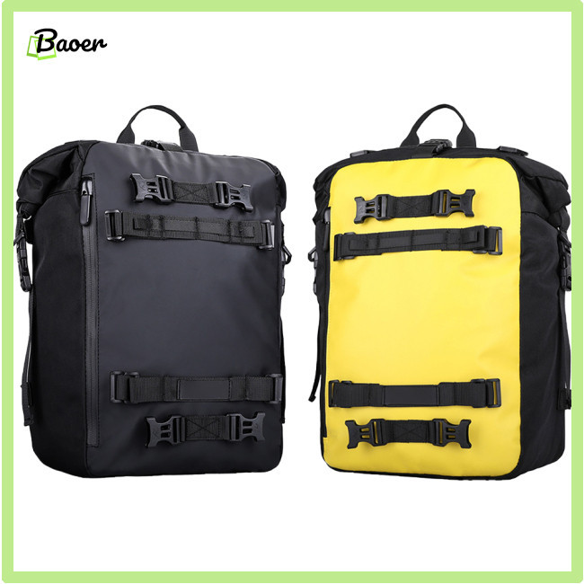 2024New!! Motorcycle Tail Bag, Full Waterproof Detachable Zippered ...
