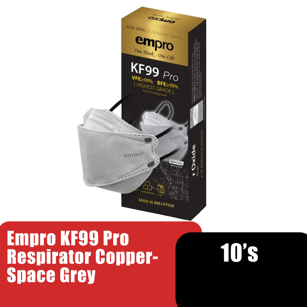 Empro Mask KF99 Pro Respirator Empro Copper Oxide Mask Antimicrobial ...