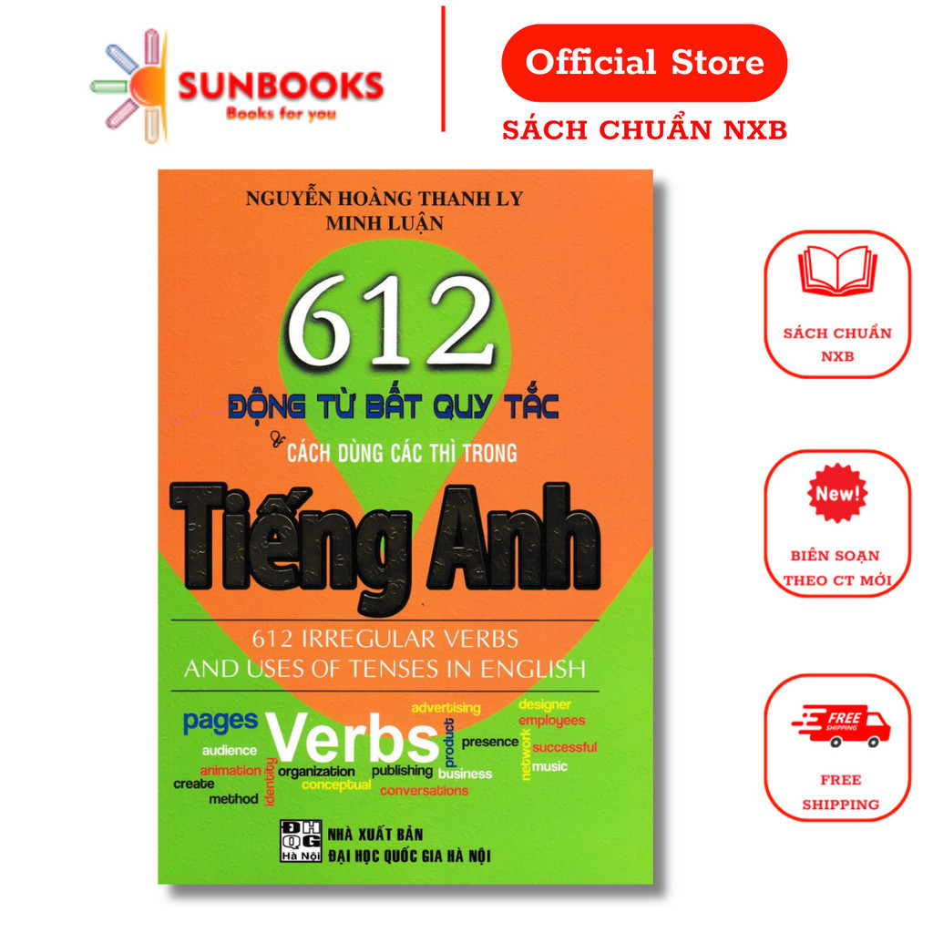 Book - 612 Irregular Verbs and How to Use Tenses in English | Shopee ...
