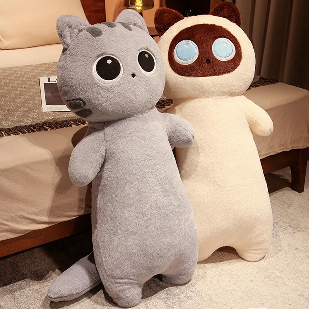 65cm Black Cat Doll Cute Plushie Soft Cat Animal Toys Cartoon Pillow ...