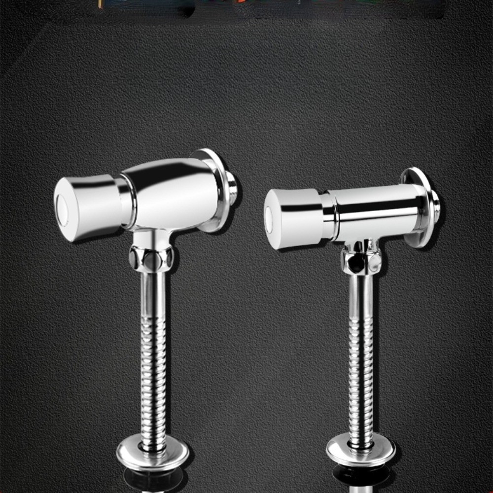 [XCF] All Copper Urinal Hand Push Type Flush Valve Accessories Men ...