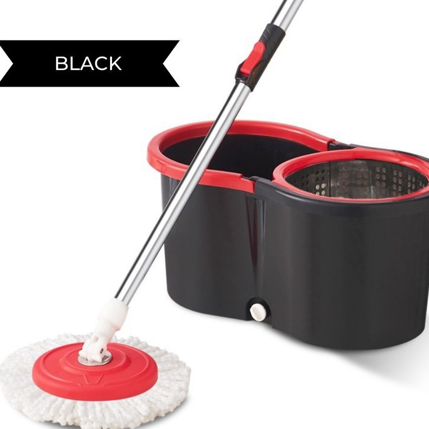 Stainless Steel Spin Mop with Basket & Wheels Multiple Color Choice ...