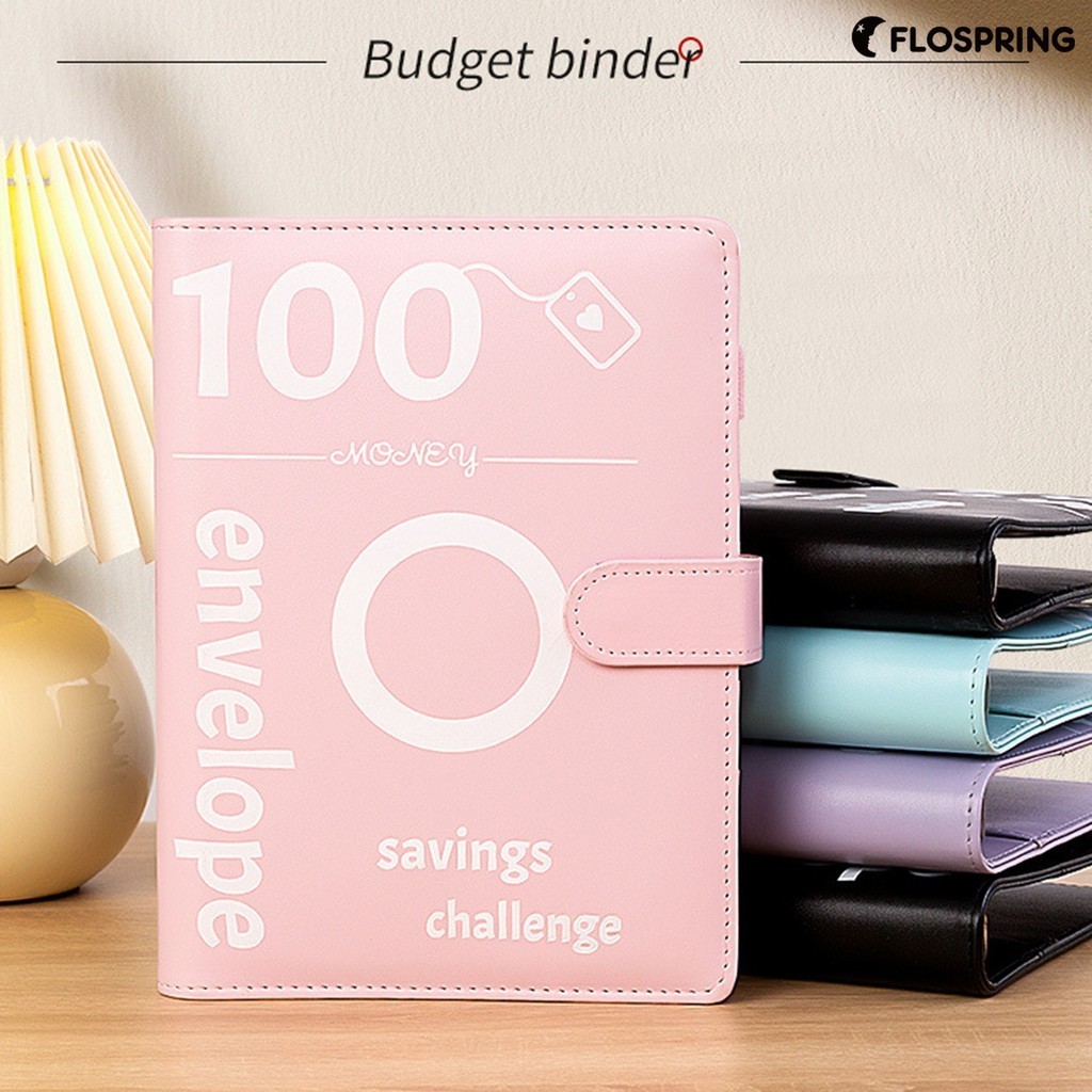 FS-100 Envelopes Money Saving Challenge Binder with Laminated Tracker ...