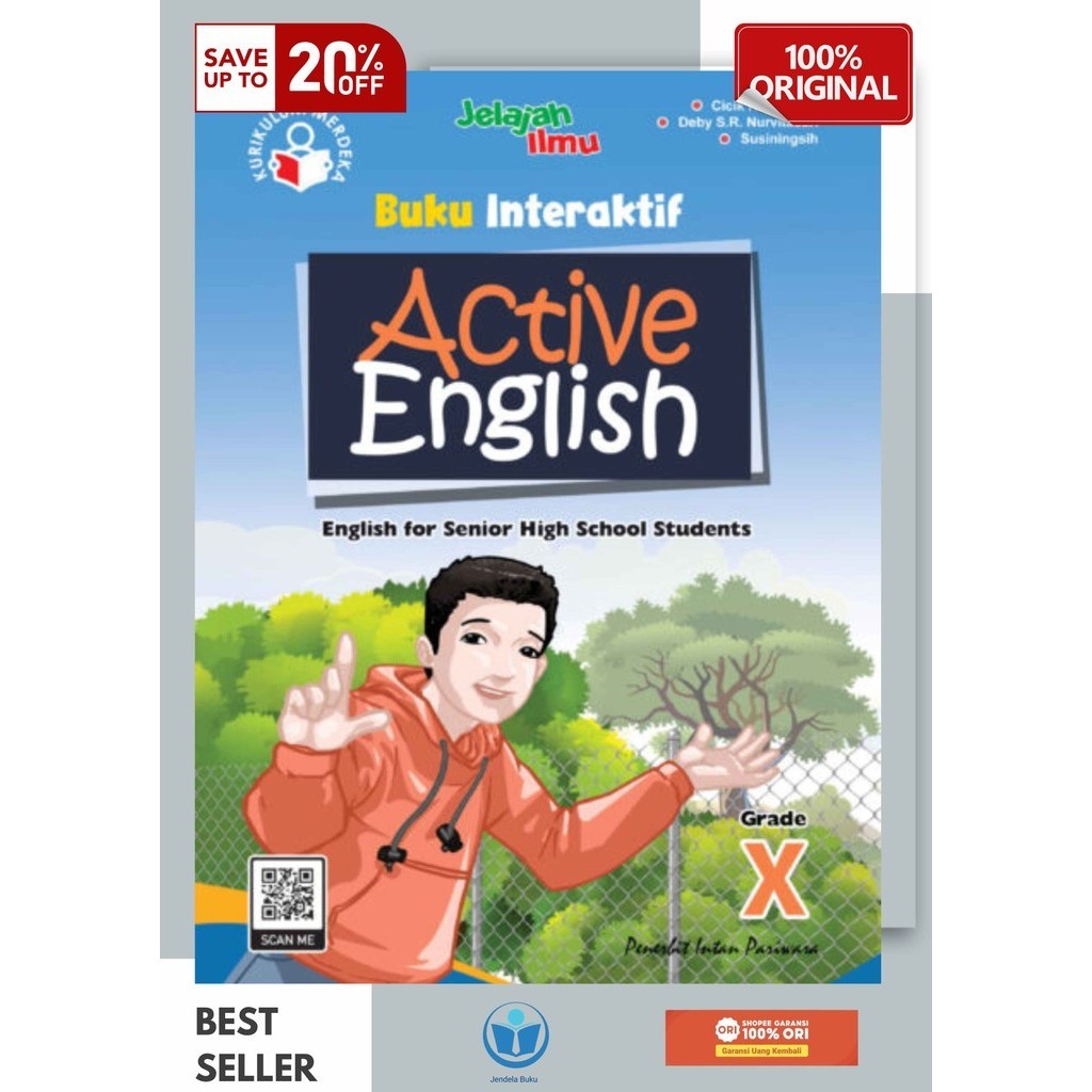 Interactive Package Book Of High School English, Class 10, Merdeka ...