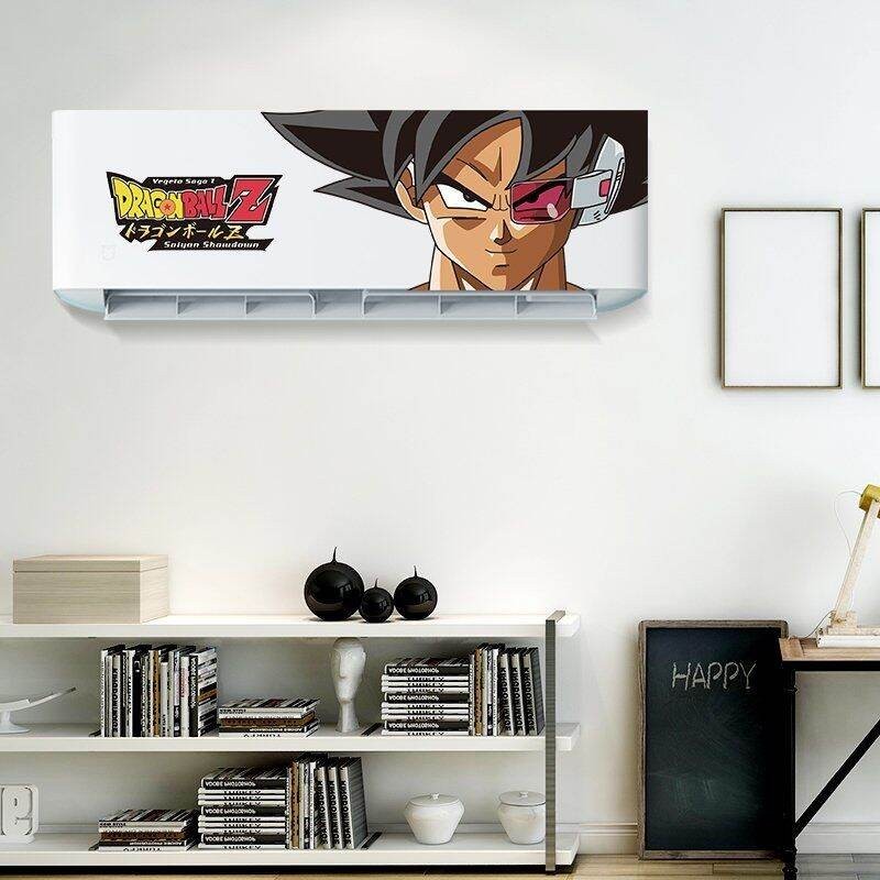 Saiyan Air Conditioning Sticker Dragon Ball Anime Wall Stickers Sun ...