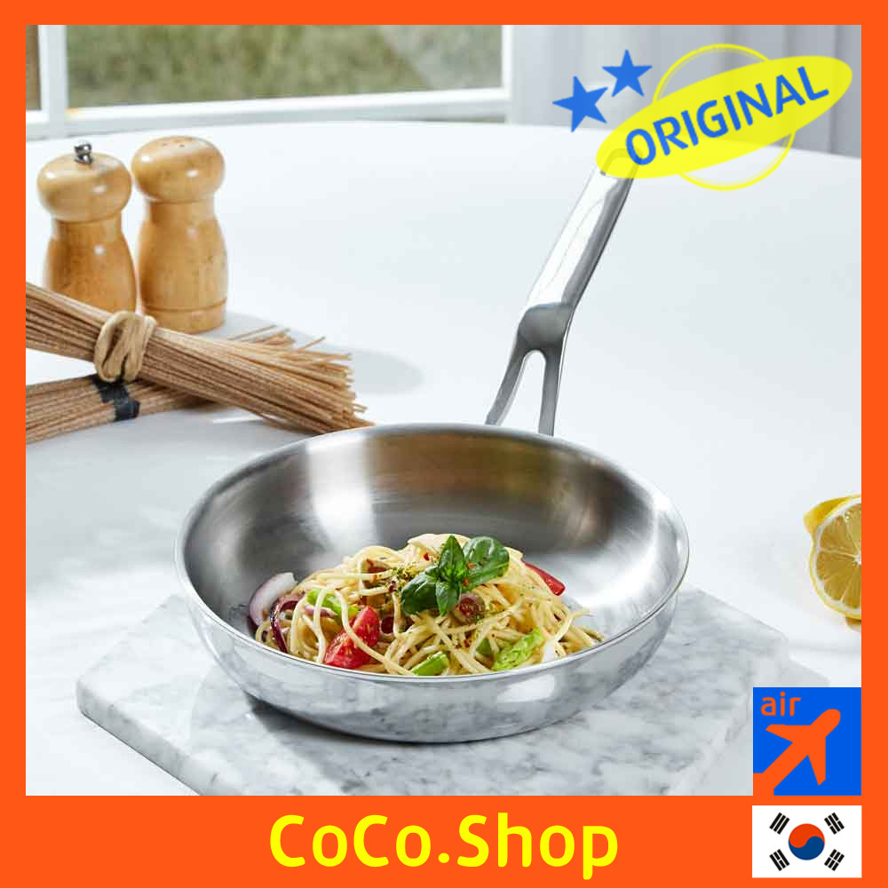 [finnilo] Stainless Steel 5-Layer Sensor Frying Pan | Shopee Malaysia