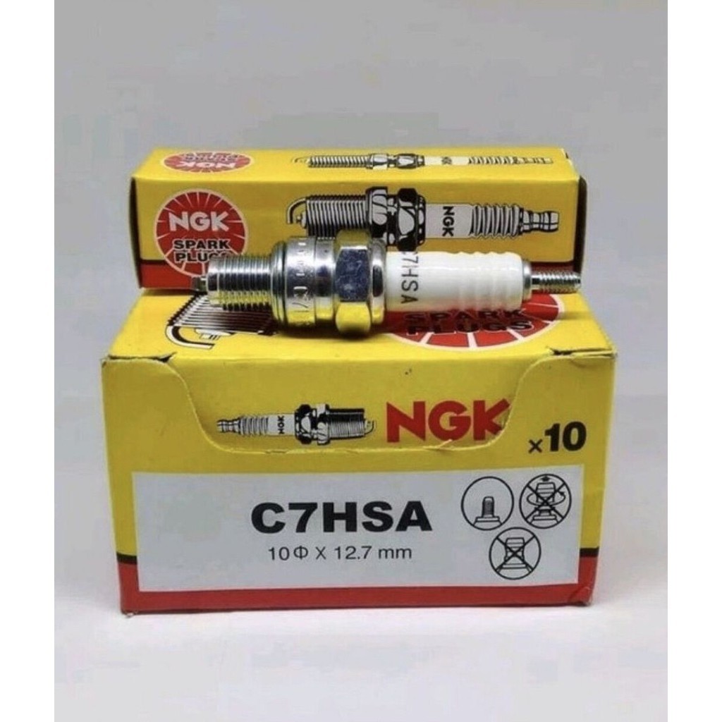 Spark Plug C7 NGK Motorcycle HONDA GRAND REVO And YAMAHA MIO JUPITER 1 ...
