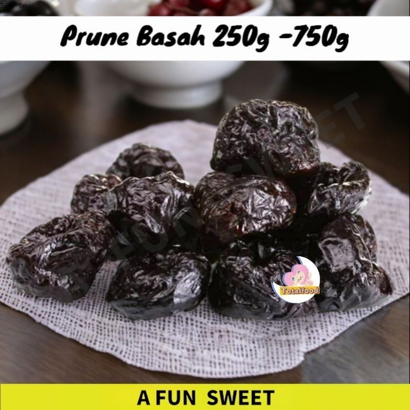 250g /500g /750g Asam Prune Basah tanpa biji plum hitam (halal ...