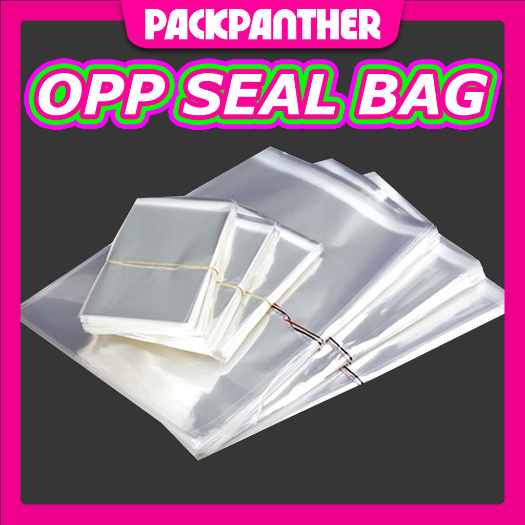 PACKPANTHER 100pcs OPP Self Adhesive Plastic Bag Beg Plastik Tudung Baju Plastik Packaging OPP ...