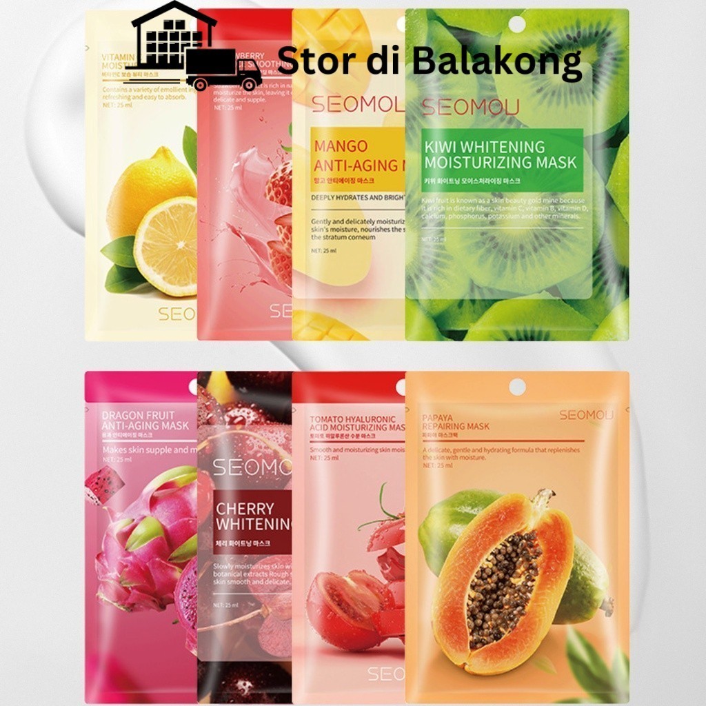 G9 Stor BIOAQUA/ SEOMOU Masker Muka Esen Asas Tumbuhan Semula Jadi ...