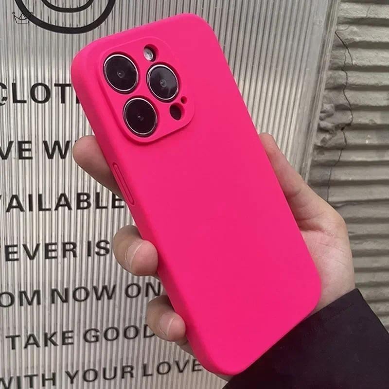 Square Liquid Silicone Soft Case for iPhone 15 11 12 13 14 Pro Max XS ...