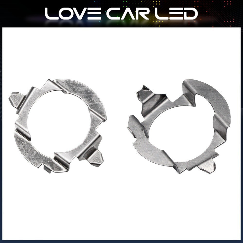 2pcs H7 LED Headlight Bulb Holder Adapter Retainer Clip for Mercedes ...