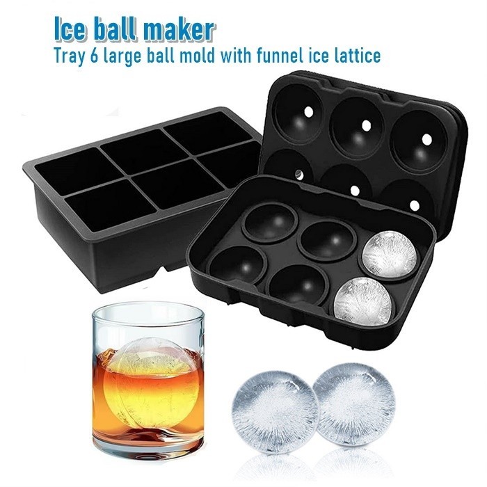 [NEW] Alat Pembuat Acuan Ais / Large Ice Cube Ball Mold Ice Tray Mold ...
