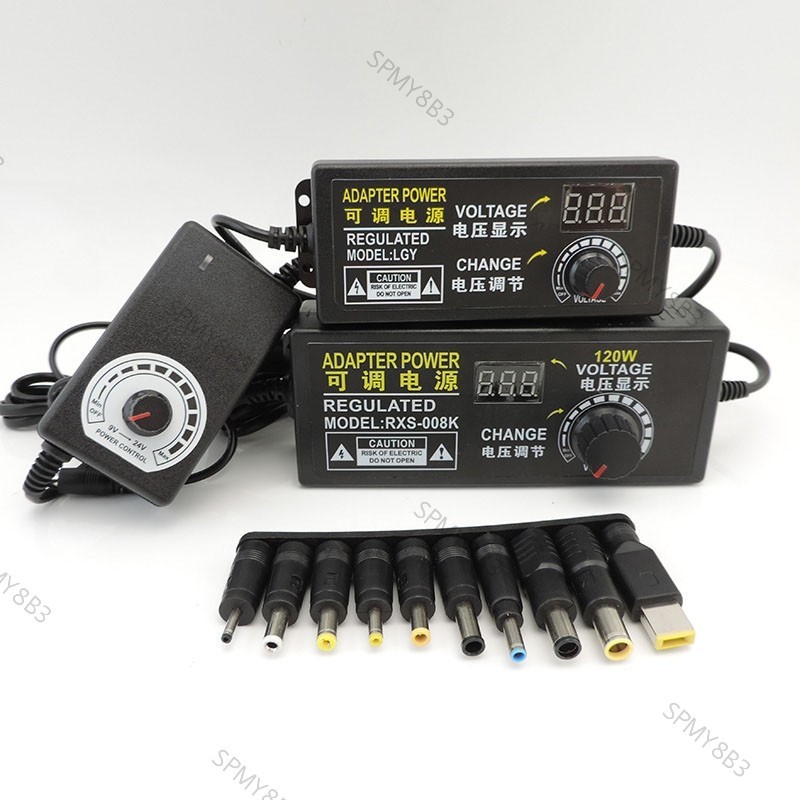 Adjustable Power Supply adapter 24W 48W 220v AC to DC 3V 6V 8V 12V 9V 10V 5V 24V 12V-24V 1A 2A ...
