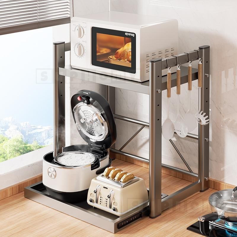 Microwave Rak Dapur Rack Oven Rack Kitchen Rack rice cooker rack ...